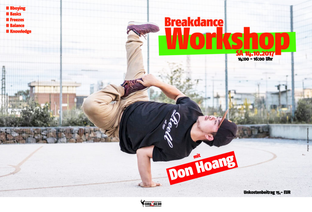 Breakdance Workshop mit Don Hoang - Step2Diz.de